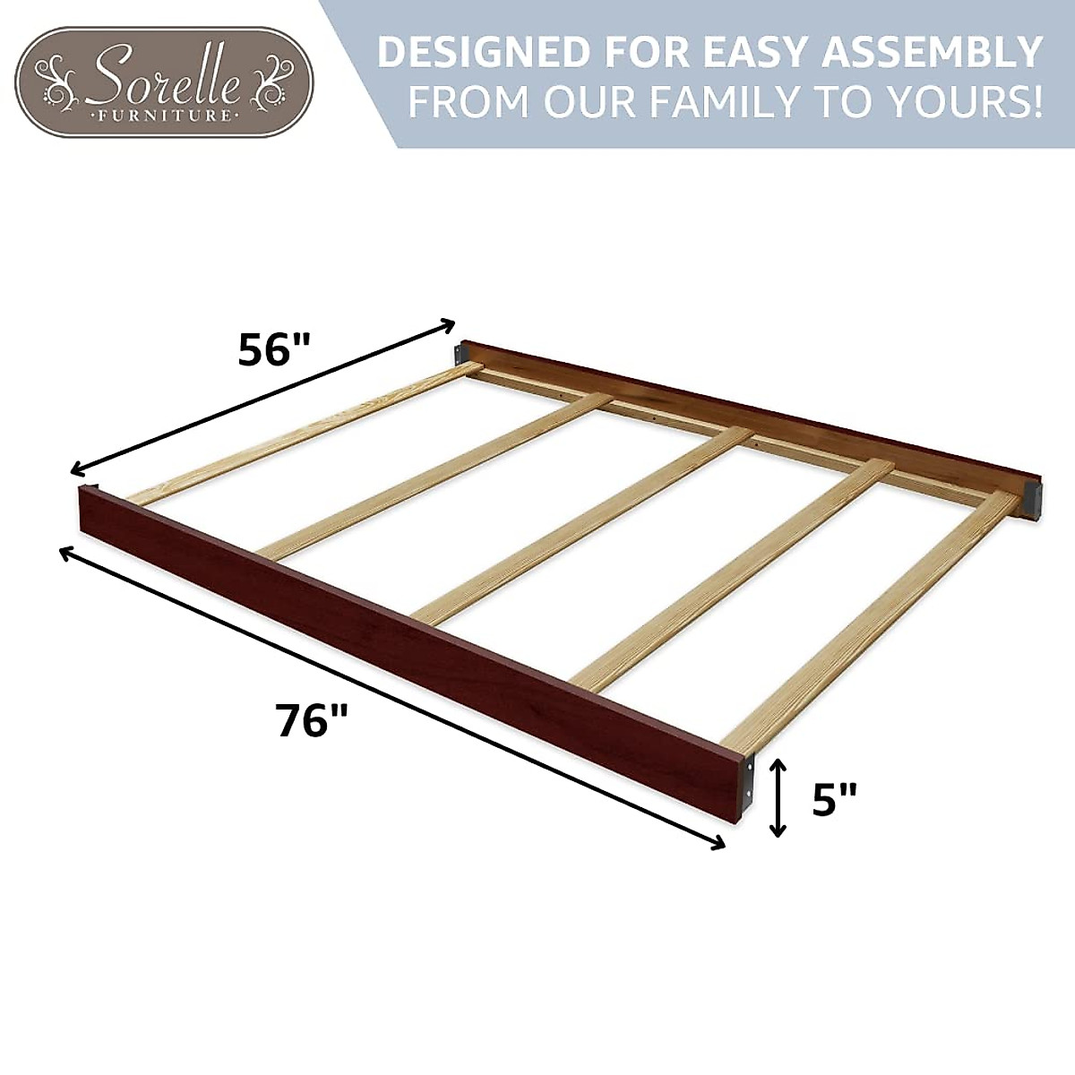 Sorelle Tuscany Full Size Conversion Kit, Espresso