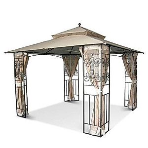 Garden Winds Colonial Estates/Mika Ridge/River Delta Gazebo Replacement Canopy Top Cover - RipLock 350