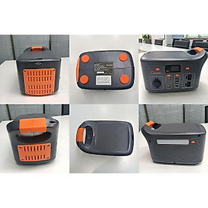 Portable Power Station 20000mAh Solar Outdoor Generator, 256WH 110V/300W AC, DC, USB QC, LED Flashlight for Outdoor Camping RV Home Backup