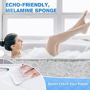 Squish Sponge Cleaning Pads, 18 Pack for Walls, Oven, Kitchen - With Melamine Foam, Universal Cleaner