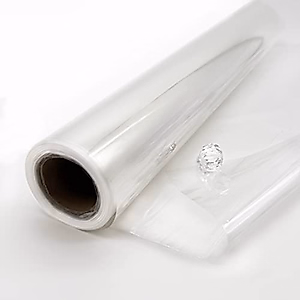 Adorox 30" Inch 100' Ft FOLDED Clear Cellophane Wrap Roll Gift Basket Arts and Crafts Christmas Holidays Thanksgiving Easter Halloween Mothers Day (Meets FDA specifications)