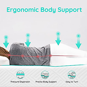 WAVV Queen Size Mattress 8 Inch Gel Memory Foam Mattress with Breathable & Washable Soft Fabric Zippered Cover,Supportive & Pressure Relief Bed Mattress,CertiPUR-US Certified,Medium Firm