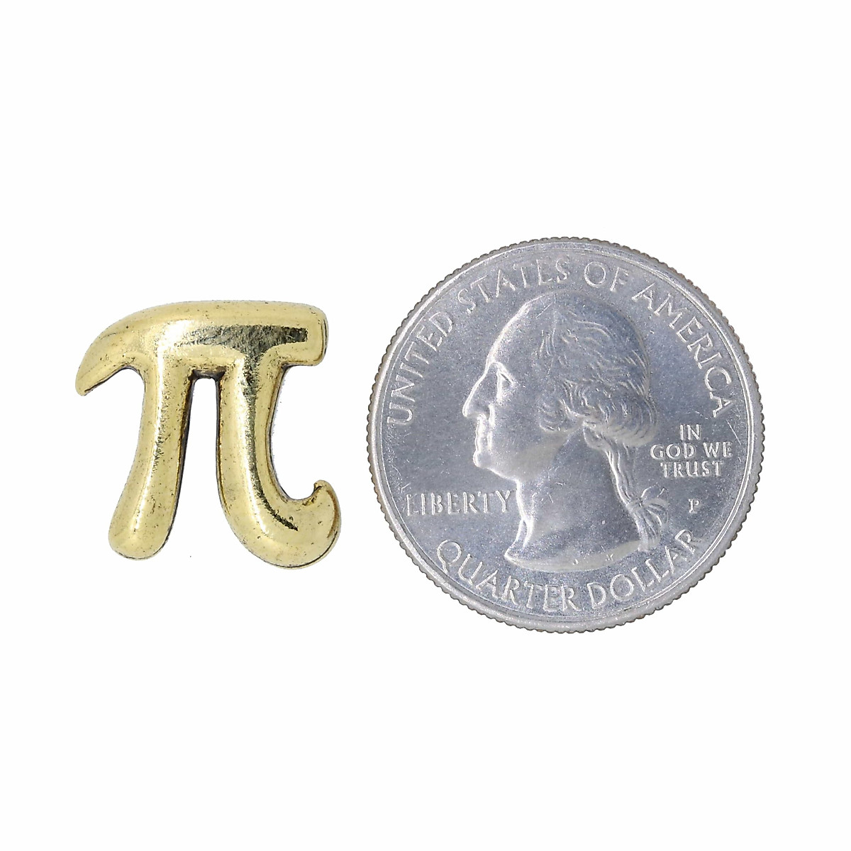 Jim Clift Design Pi Gold Lapel Pin - 100 Count