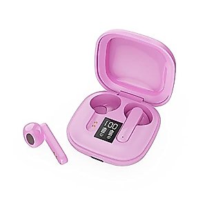 Hoseili 2023new editionBluetooth Headphones.Bluetooth 5.2 Wireless Earphones in-Ear，LED Power Display IPX7 Waterproof Band Microphone Touch Control Portable Charging Case for iOS Android PC. YJA5