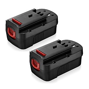 LORDONE 2Packs 4000mAh HPB18 Battery Compatible with Black and Decker 18V Ni-Mh Battery for HPB18-OPE 244760-00 A1718 FS18FL FSB18 Firestorm Battery