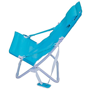 Rio Beach Portable Compact Fold Breeze Beach Sling Chair, Teal