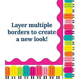 Schoolgirl Style - Simply Stylish Tropical | Tropical Pops Straight Borders, Classroom Décor, 12 Strips