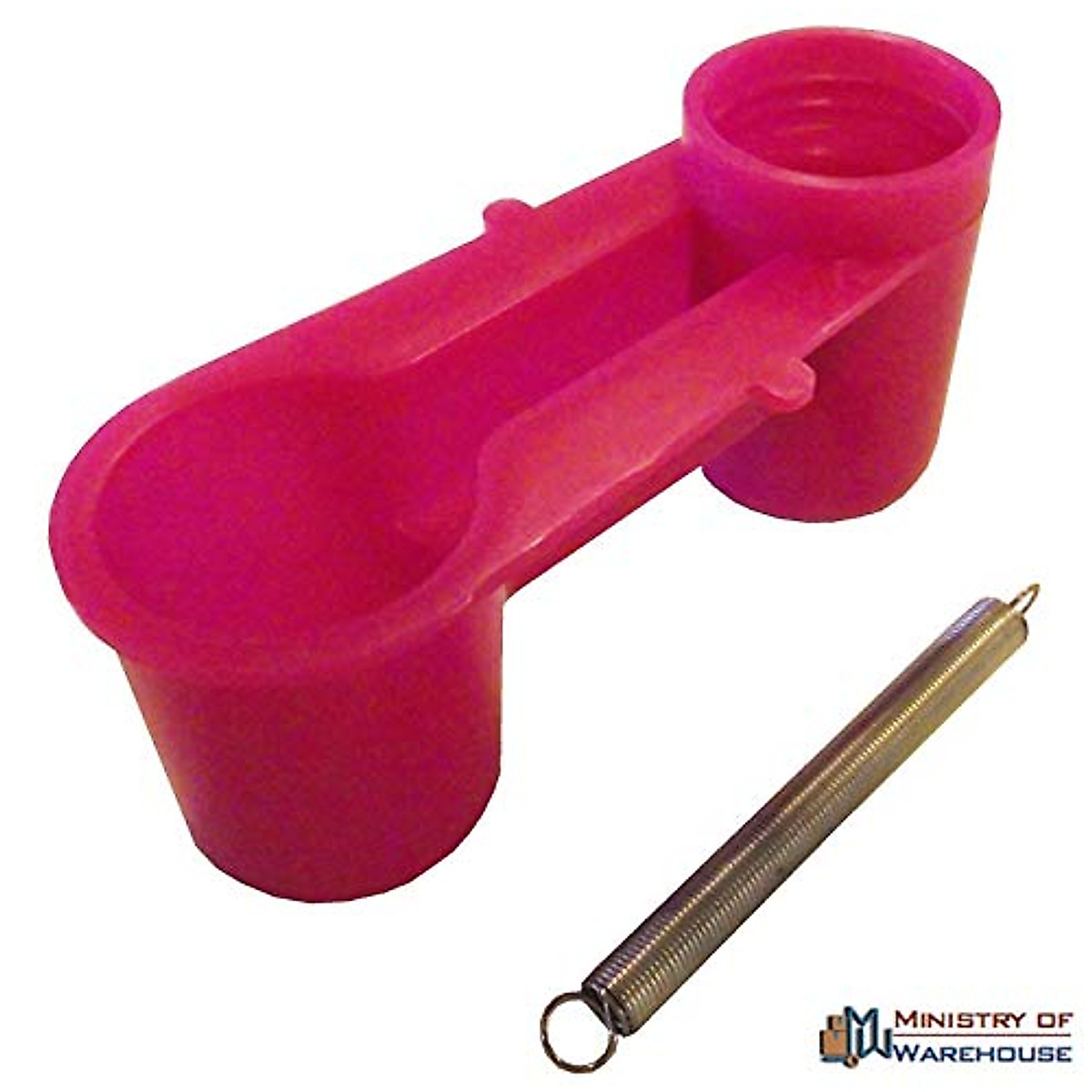 Ministry of Warehouse 12 Pcs Bird Drinker Cup & Spring SODA POP Water Bottle for Chicken Pigeon Quail Dove