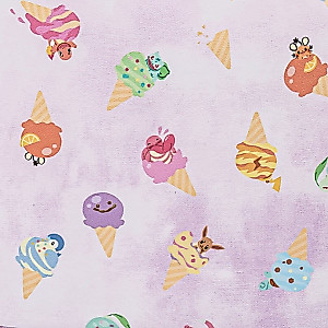 Loungefly Pokemon Ice Cream Acid Wash Denim Womens Double Strap Shoulder Bag Purse