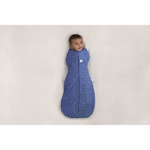 ergoPouch 0.2 TOG Cocoon Baby Sleep Sack 3-6 Months, Swaddle Sleeping Bag, Temperature Control Wearable Blanket (Night Sky)