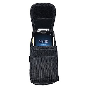 AGOZ Large Scanner Holster, Rugged Vertical Case Pouch for Zebra TC75x, TC75, TC70x, TC70, TC72, TC77, M60, MC65, MC67 Mobile Computer Handheld Barcode Scanner Holder with Metal Belt Clip, Belt Loops