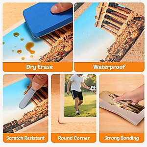 Lamtetur Thermal Laminating Pouches 9" x 11.5" Inches,3-Mil 100/200Pack,Laminator Sheets,Letter Size ,Clear (3MIL-200sheets)