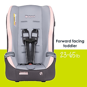 Baby Trend Trooper 3-in-1 Convertible Car Seat, Quartz Pink