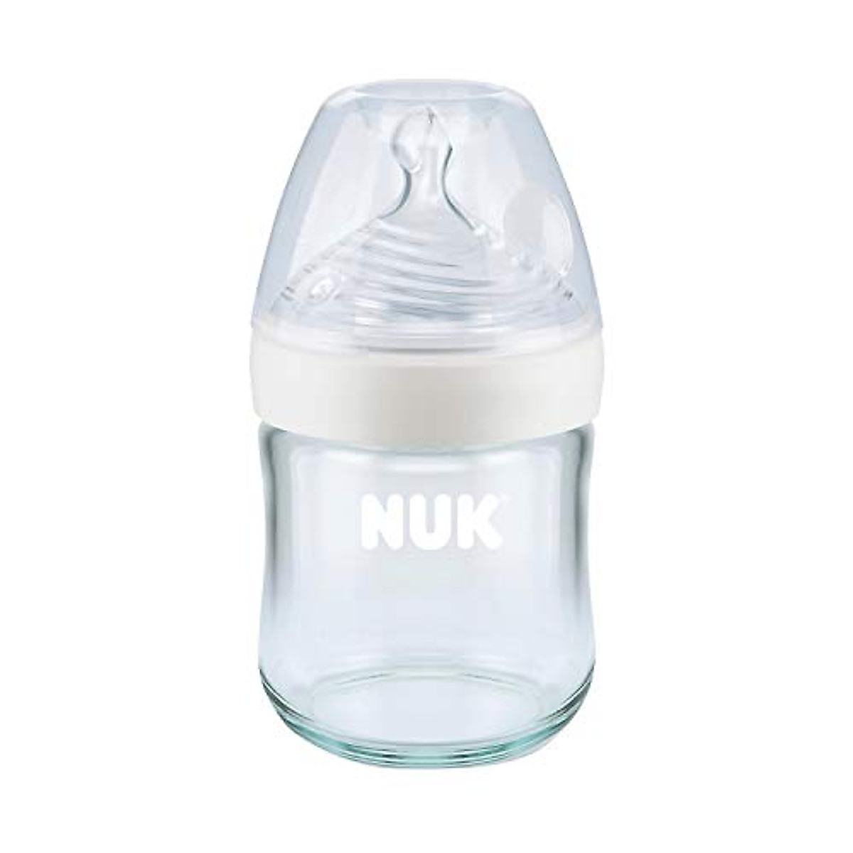 NUK Simply Natural Glass Baby Bottles and Pacifier Newborn Gift Set, 11 Piece Set