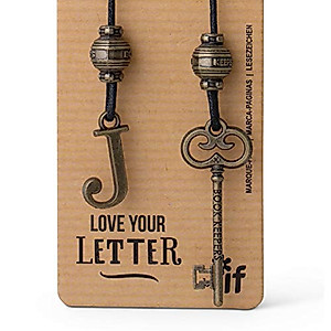 IF Book Keepers Personalised Bookmark - Letter J