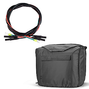 BougeRV Generator Cover for Honda Generator EU2200i EU2200IC EU2000i EU2000i EU2000i Companion And Generator Parallel Cables for Honda EU2200i EU 2200IC Companion EU1000i EU3000 Handi EU3000