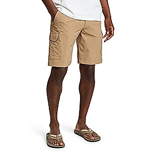 Eddie Bauer Men's Amphib Cargo Shorts, Flax, 32