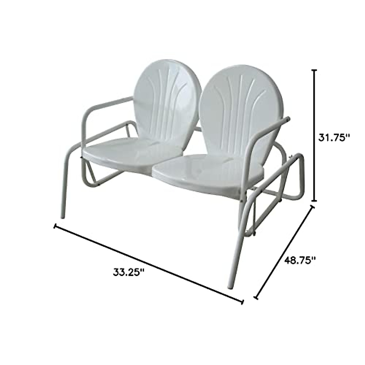 AmeriHOme Double Seat Glider