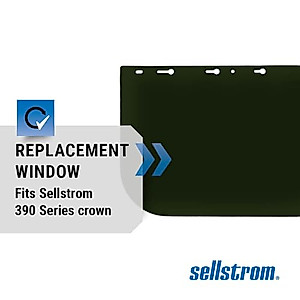 Sellstrom Replacement Polycarbonate Window - for 390 Series Face Shields - ANSI Z87.1