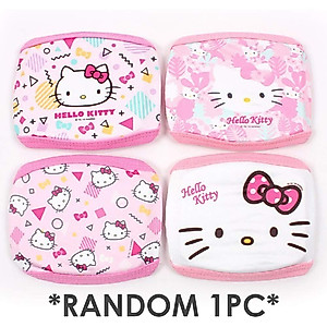 Hello Kitty Kids Winter Anti Dust Face Cotton Mask : Random 1pc