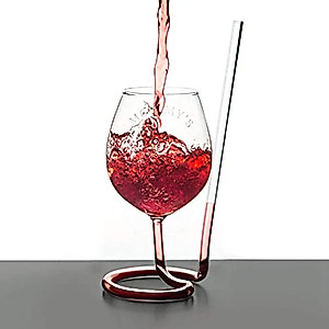 Daylily SIPSIP Wine Glass | The Wine Glass with a Straw | Mommy's Sippy Cup