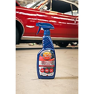 303 Tonneau Cover and Convertible Top Cleaner - Vinyl and Fabric Top Cleaner - Ultimate Cleaning Power - Helps Remove Tough Stains - Rinses Residue Free - 16 fl. oz. (30571CSR) Packaging May Vary