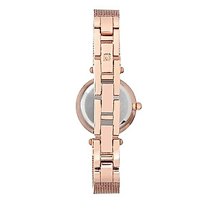 Anne Klein Women's Quartz Metal and Stainless Steel Dress Watch, Color:Rose Gold-Toned