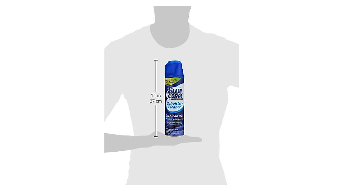 Blue Coral Dri-Clean Plus Upholstery Cleaner - Tough Stain & Odor Remover
