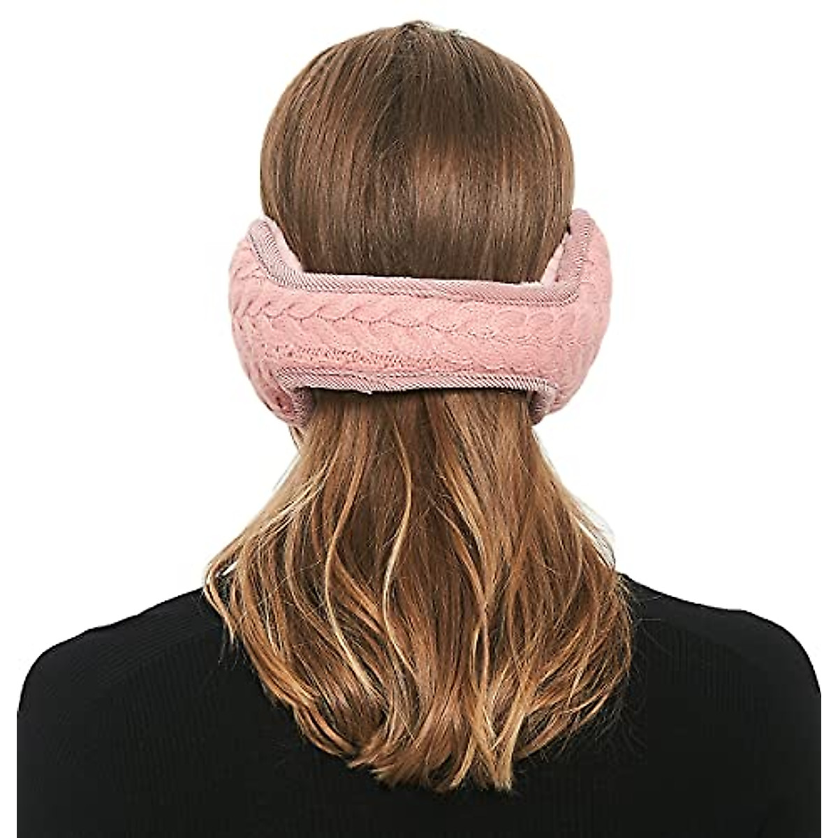 Niction Ear Muffs Winter Women, Womens Winter Earmuffs Unisex Warm Knit Ear Warmers Foldable Ear Muff For Women