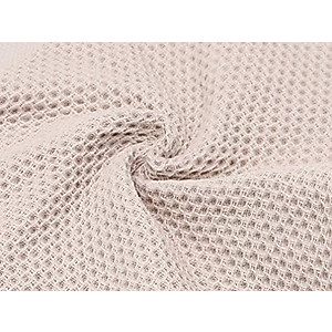 Mia'sDream Cotton Dish Cloths Dish Rags Waffle Weave Kitchen Towel, Soft and Absorbent Dish Towels Hand Towels for Kitchen, 12inchx12inch 6 Pack (Khaki)