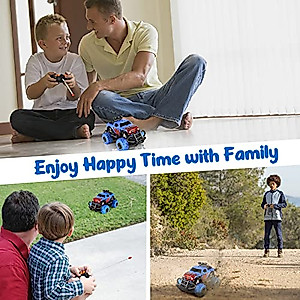 Kizeefun Remote Control Car for Toddlers, Mini RC Car for Kids, Boys and Girls with 1: 43 Scale, 4 Channels, Toy for Toddlers and Kids 3, 4, 5,6, 7, 8 Year Old (4 AA Batteries Included)