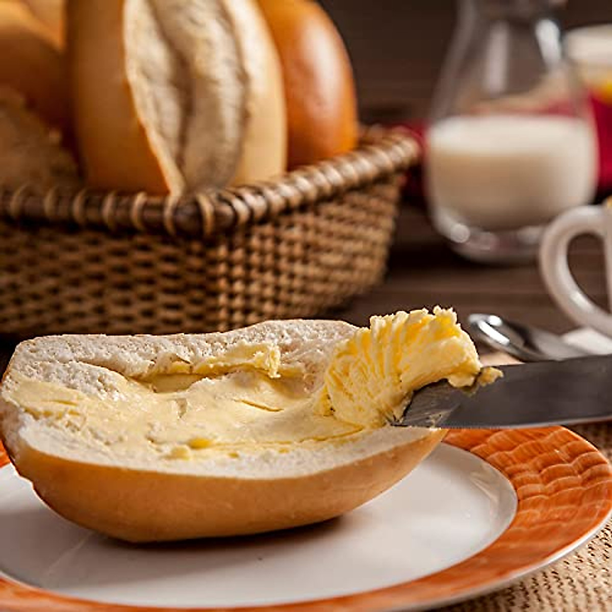 Dicunoy 2 Pack Glass Butter Dishes, Small Round Butter Keeper with Dome Lid and Handle, Clear Butter Serving Container with Cover, Round Crystal Mini Butter Cloche for Candy, Dessert, Parfait, Jam