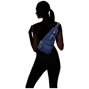 Calvin Klein Shay Organizational Sling Backpack, Medieval Blue,One Size