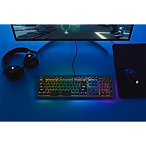 Corsair K60 RGB Pro Low Profile Mechanical Gaming Keyboard - CHERRY MX SPEED Mechanical Keyswitches – Slim and Streamlined Durable Aluminum Frame - Customizable Per-Key RGB Backlighting