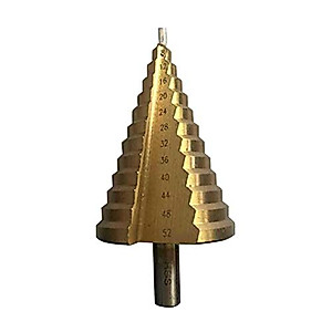 Driak 4-52mm Metric HSS Titanium Surface Step Drill Bit Set for Wood Metal Hard Materials Hole Drilling Tool