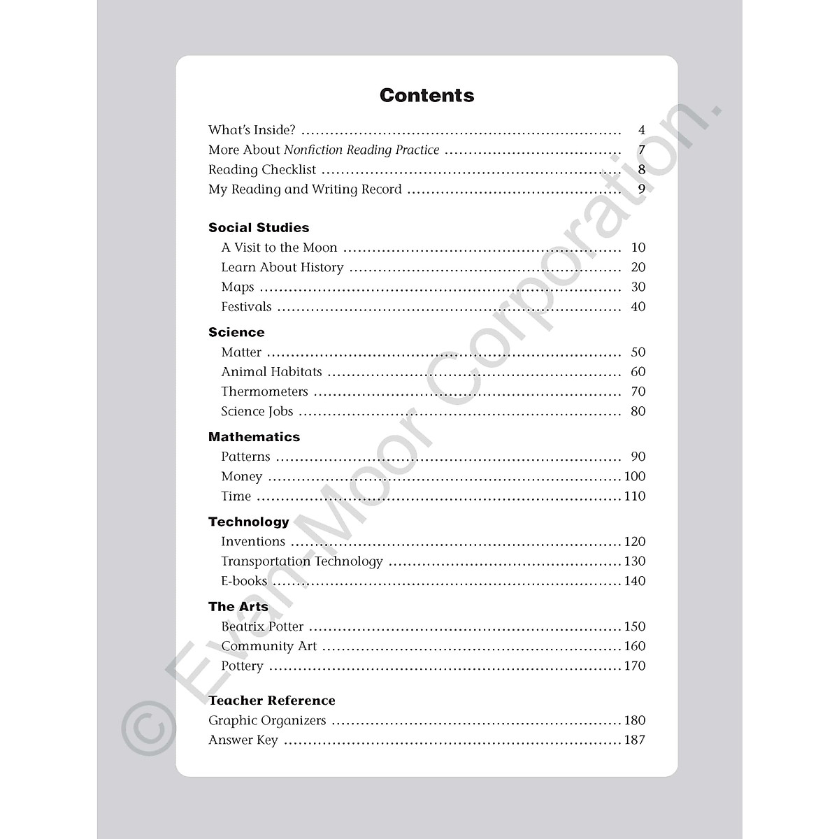 Evan-Moor Non-Fiction Reading Practice, Grade 1