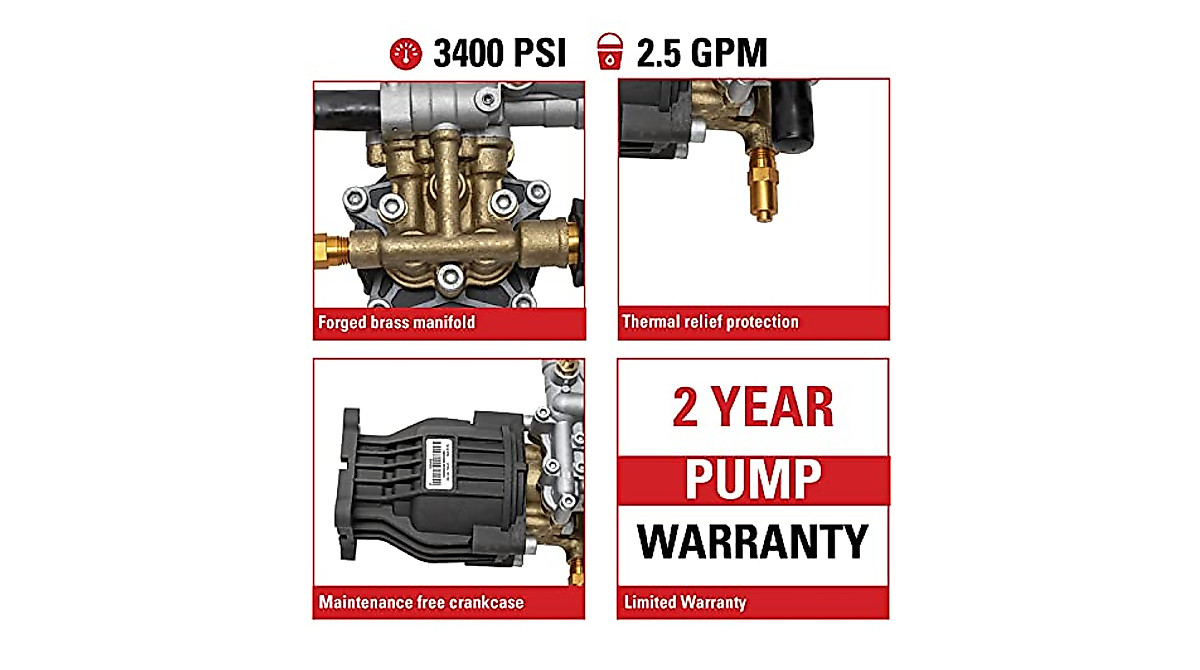 OEM 90029 Pressure Washer Pump Kit: 3400 PSI, 2.5 GPM