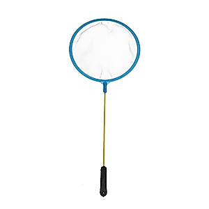 10pcs Aquarium Fish Net Cleaner Net, Shrimp Net, Soft Light Tiny Net blue-white