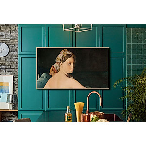 SAMSUNG 75-Inch Class QLED The Frame Series - Quantum HDR Smart TV with Alexa Built-in (QN75LS03BAFXZA, 2022 Model) (Renewed)