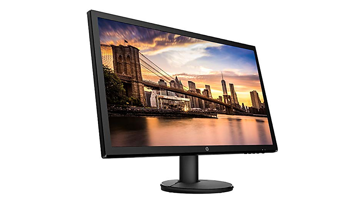 HP V24 24" FHD Monitor Bundle - Perfect for Work & Play