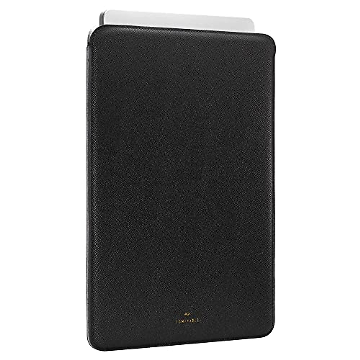 Comfyable Laptop Sleeve 13 Inch Precisely Compatible for M2 MacBook Pro 2022 M1 2016-2020 2021 & Mac Air M2 2022 M1 2020 2021, Not Fit Old Versioned MBA/MBP, Faux Leather Cover Case, Black
