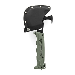 Off Grid Tools Survival Axe Black Kydex Sheath – Durable Construction, Included Belt Clip, Survival Protective Utility Tool Case Cover for Sharp Blades & Edges