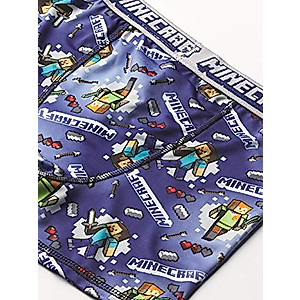 Minecraft Boys' Briefs and Boxer Briefs available in Multiple Pack Sizes in sizes 4, 6, 8, 10 and 12