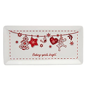 Godinger Serving Tray, Party Platter, Christmas Decorations, Holiday Decor
