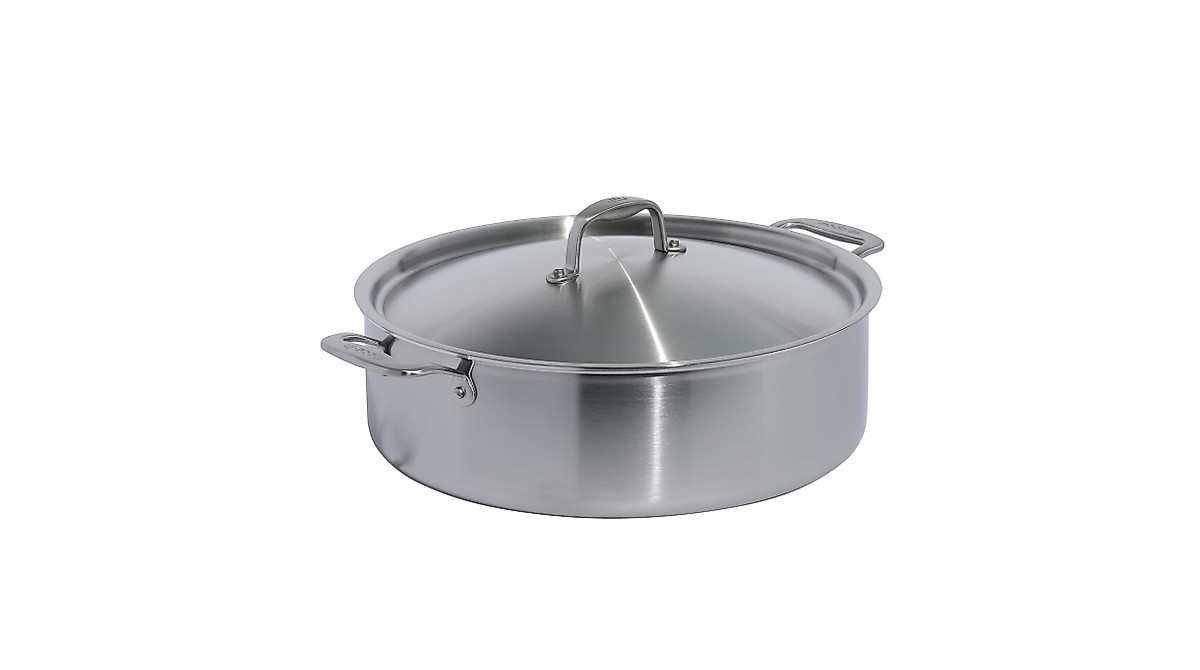Made In 10 Quart Stainless Rondeau Pot for Professional Cooking