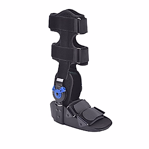 Orthopedic Walker Boot Fracture Orthopedic Boot ​for Toe Foot Ankle Injuries Fractures Sprains Walking Brace for Foot and ​Ankle to Reduce Pain Swelling Breathable Material,Lager