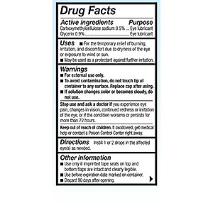 Refresh Optive Lubricant Eye Drops, Sterile, 0.5 Fl. Oz (Pack of 1)