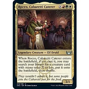 Magic: the Gathering - Rocco, Cabaretti Caterer (218) - Streets of New Capenna