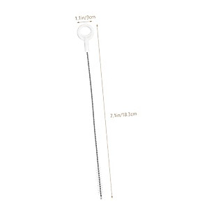 BESPORTBLE 40 pcs Straw Brush Metal Water Bottle Stainless Straws Stainless Cleaner Reusable Straw Cleaner Straw Cleaning Brush Milk Bottle Cleaning Stainless Steel Brush Small Brush