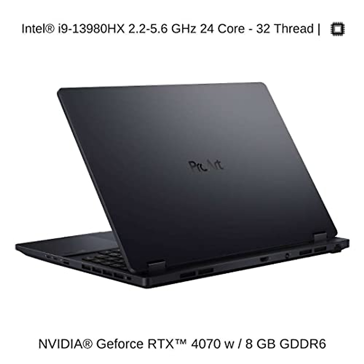 HIDevolution ASUS ProArt StudioBook H7604JI 16" 3.2K 120Hz Touch, 2.2 GHz i9-13980HX, RTX 4070, 64 GB DDR5 RAM, 4 TB PCIe SSD, Windows 11 Pro